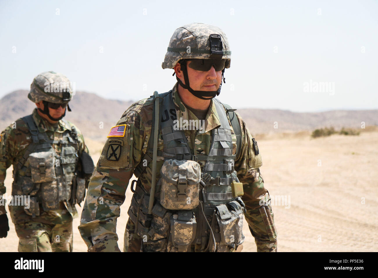 Col. James McCormack, commander, and Command Sgt. Maj. Andrew Campbell ...