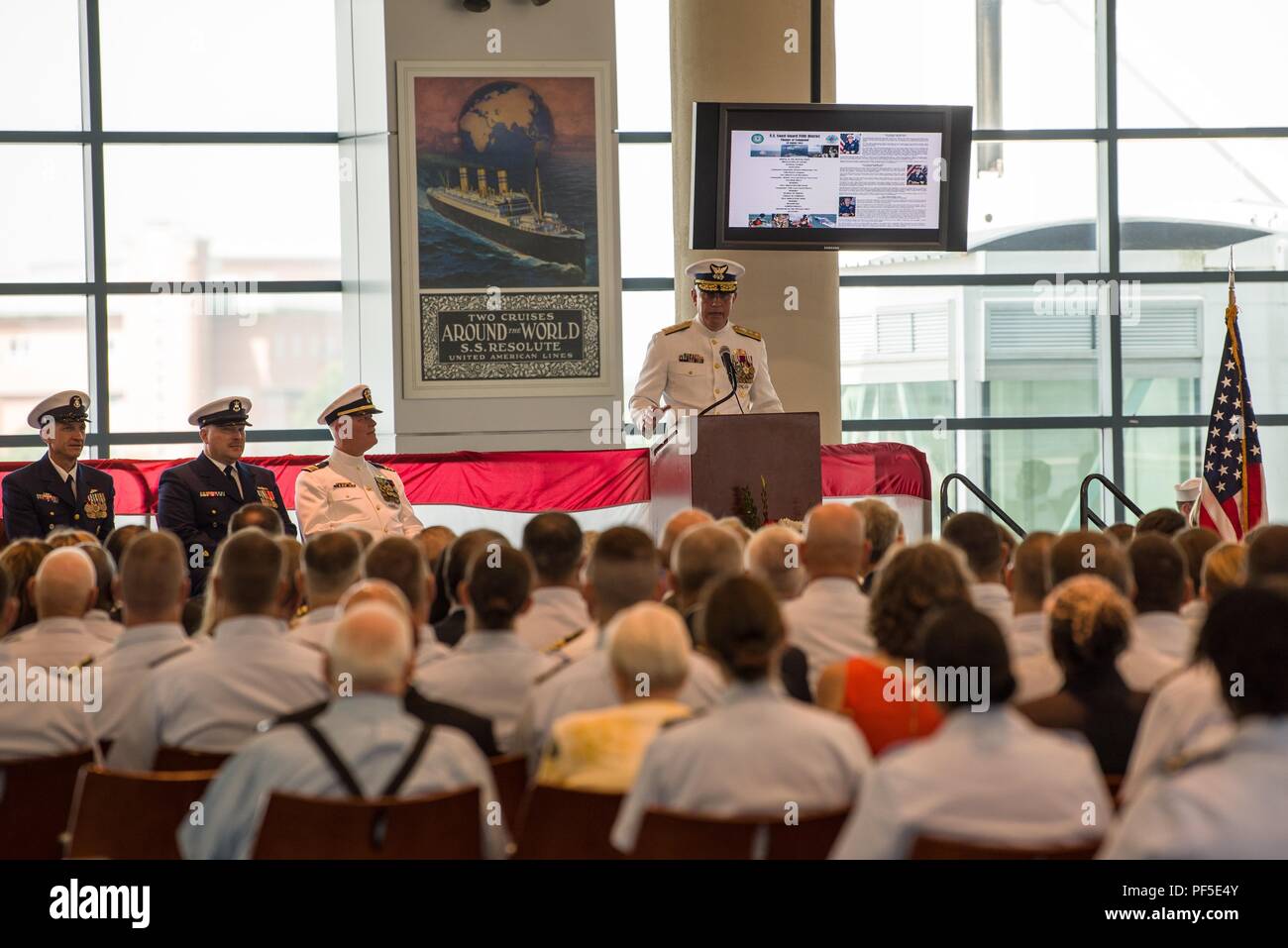 Coast Guard Rear Adm. Keith Smith, the previous commander of Force ...