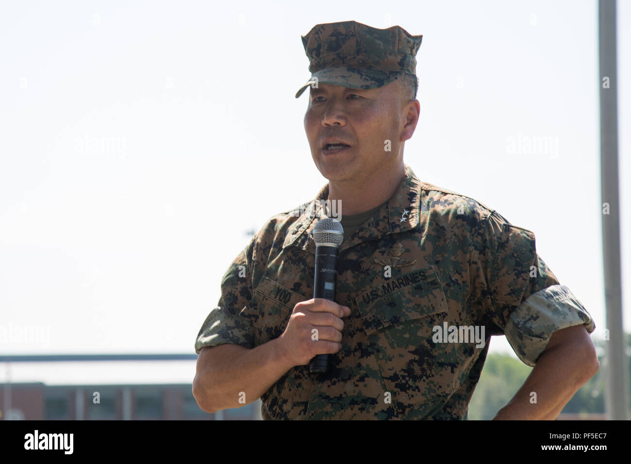 U.S. Marine Corps Maj. Gen. Daniel D. Yoo, incoming commander of U.S ...