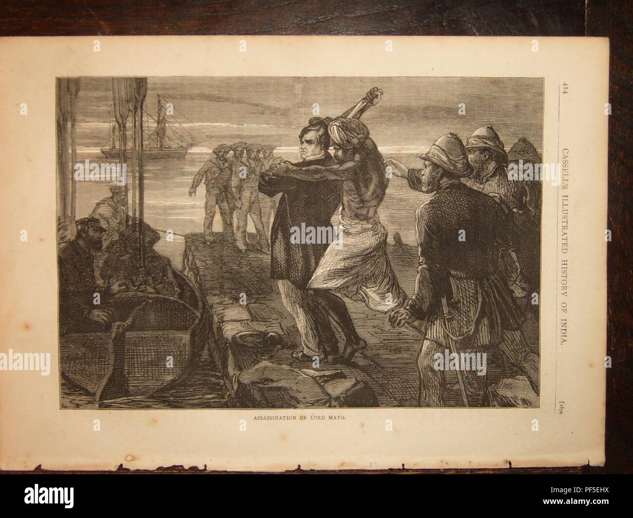 Assassination of Lord Mayo Stock Photo - Alamy