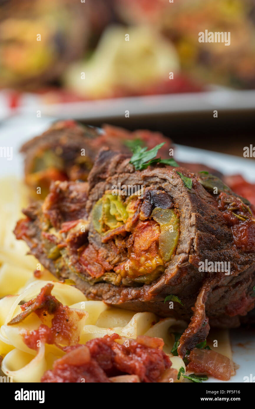 German beef roll hi-res stock photography and images - Alamy