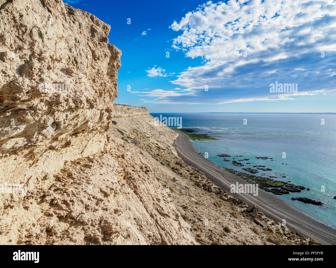 Punta Ninfas, Atlantic Coast, Chubut Province, Patagonia, Argentina ...