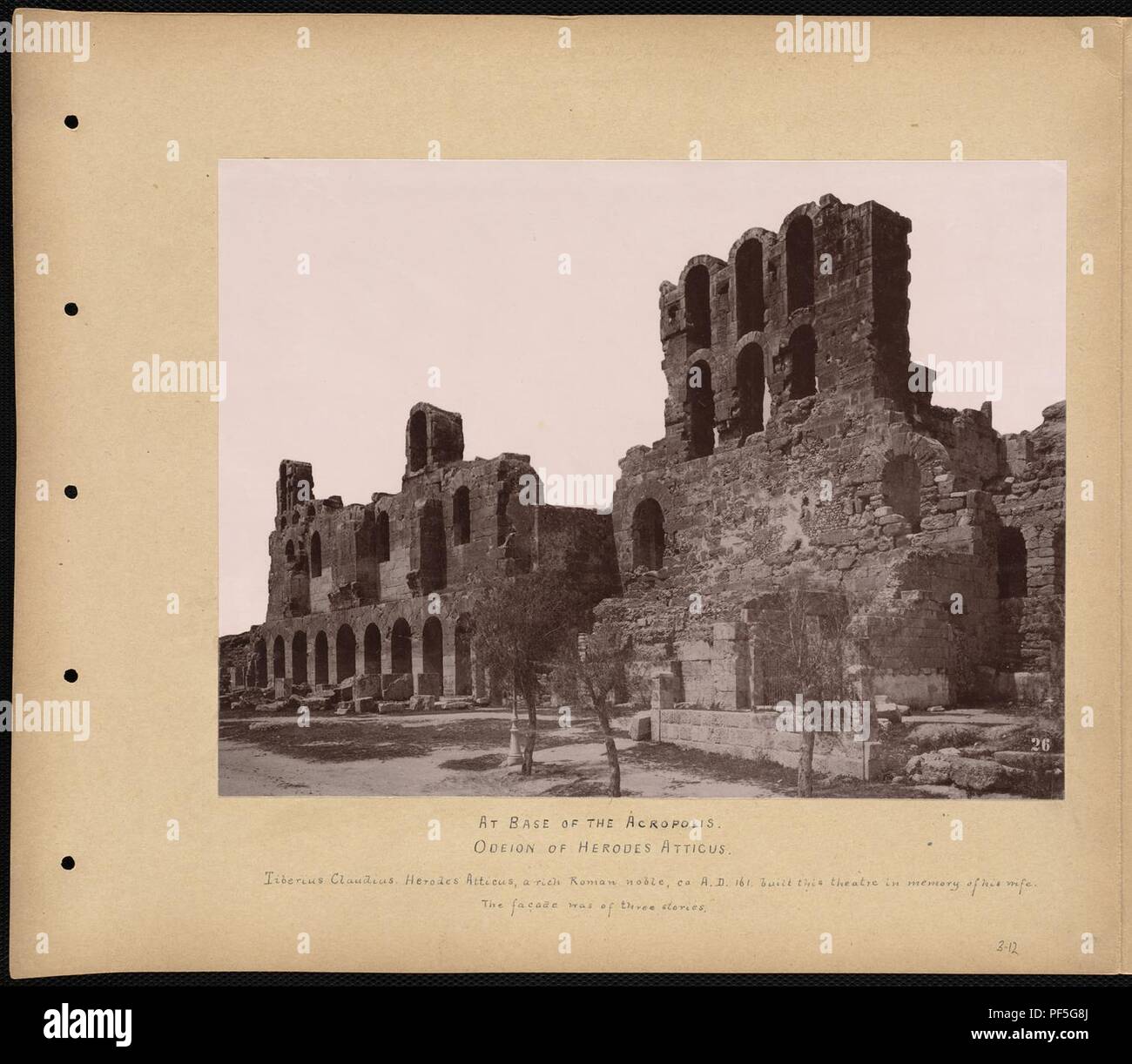 The odeion of herodes atticus hi-res stock photography and images - Alamy