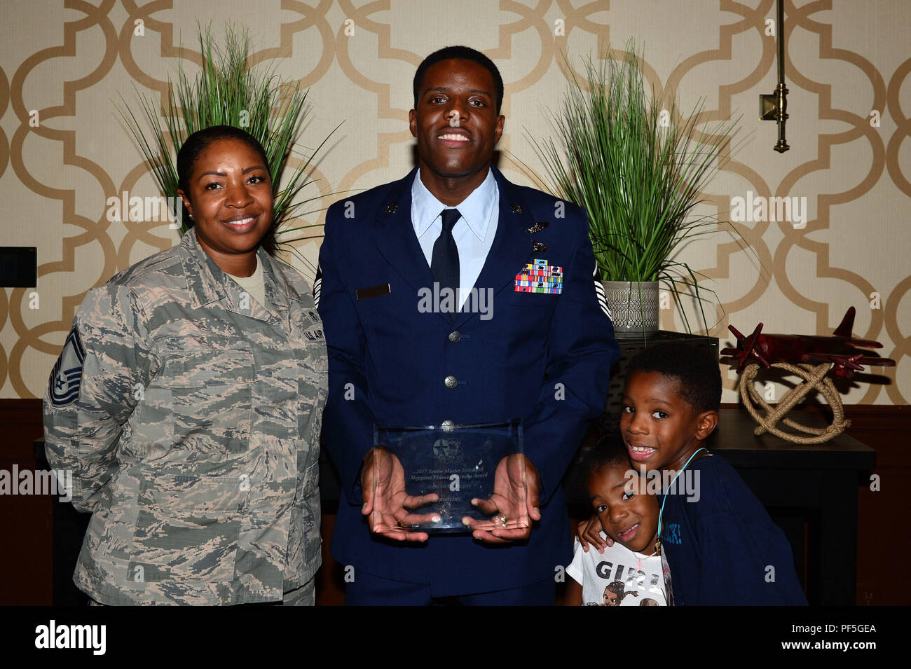 Master Sgt. Demetrius, 432nd Wing inspection superintendent, poses with ...