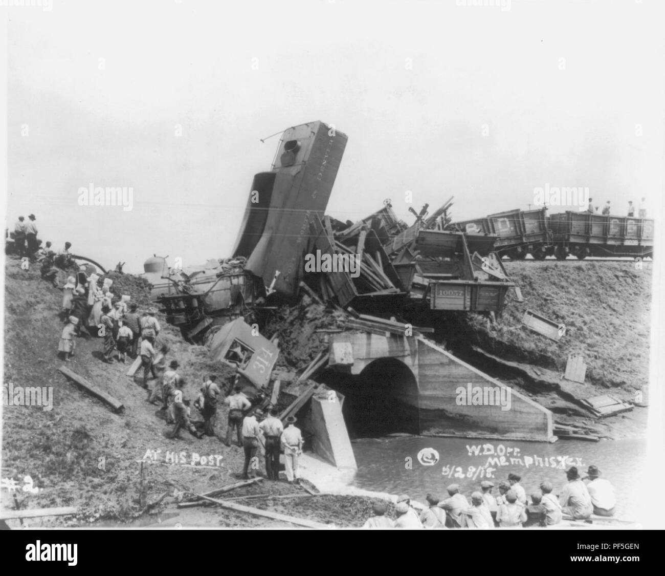 At his post Stock Photo - Alamy