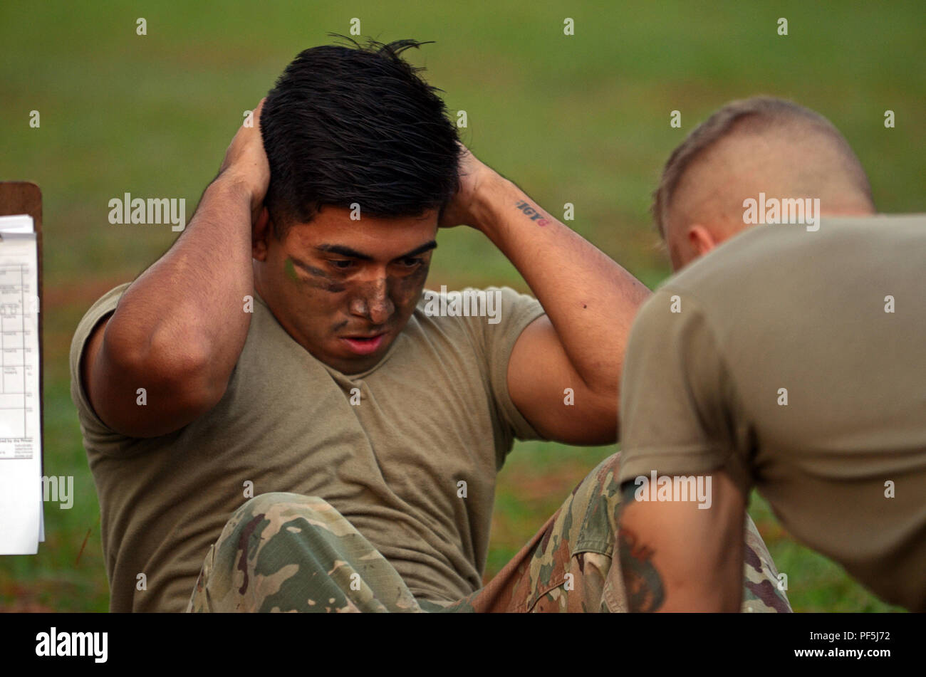 A U.S. Army paratrooper assigned to 307th Airborne Engineer Battalion ...
