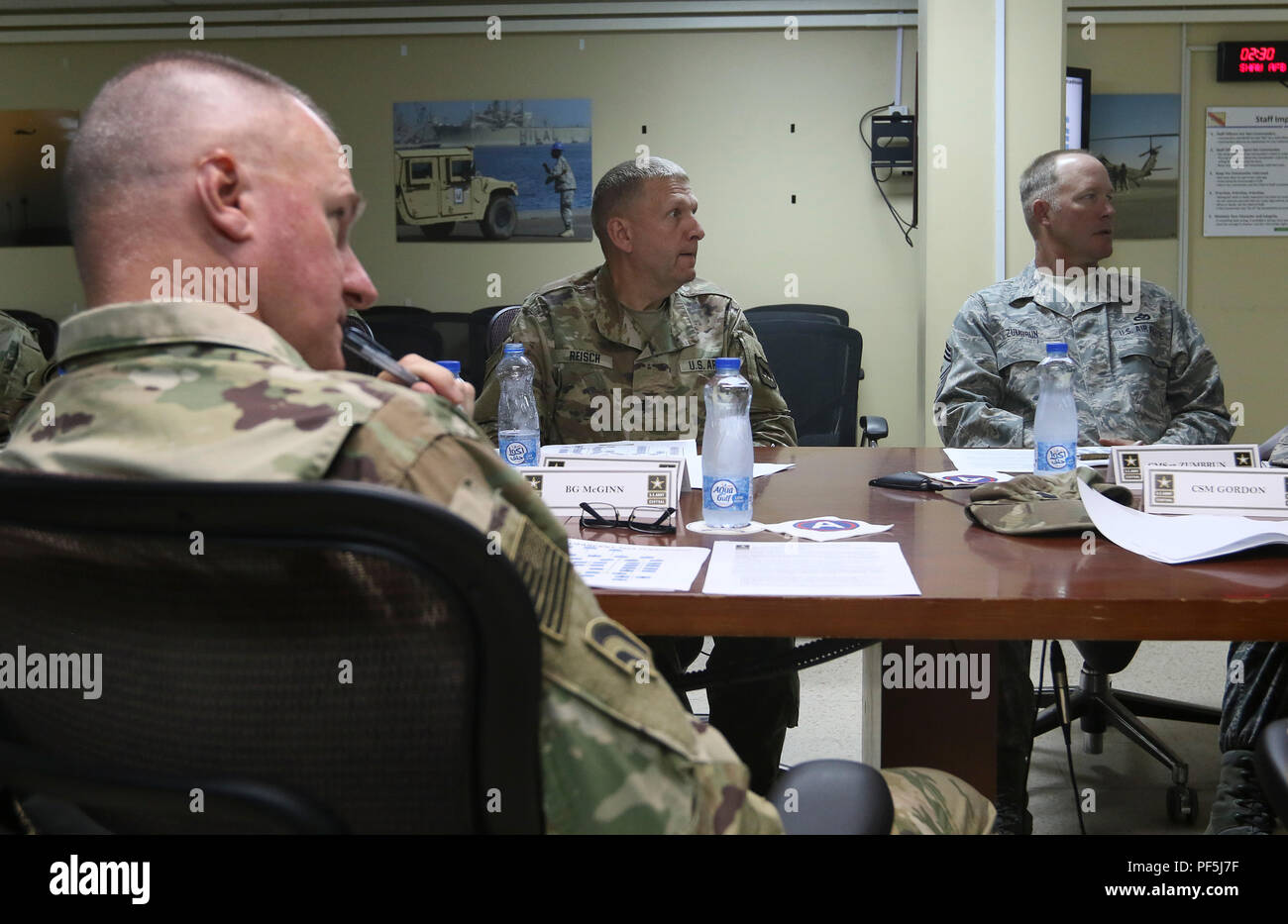 U.S. Army Brig. Gen. Francis M. McGinn, Land Component Commander ...