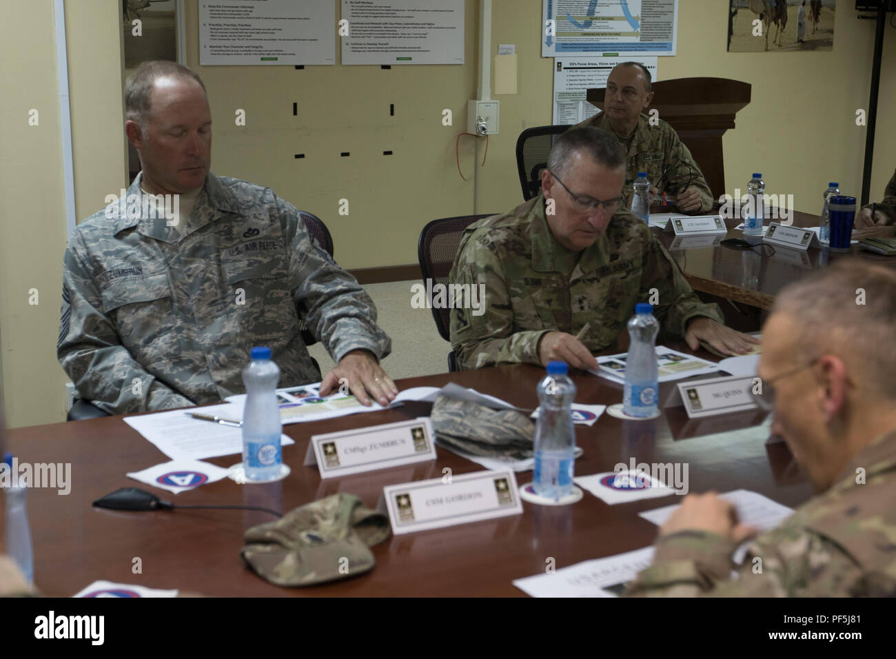 U.S. Air Force Command Chief Master Sgt. Timothy Zumbrun, command chief ...