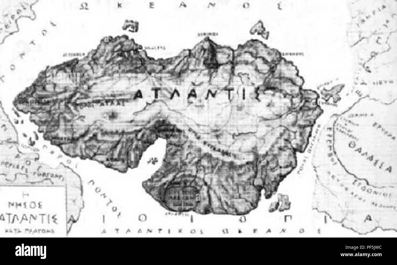 Atlantis map hi-res stock photography and images - Alamy