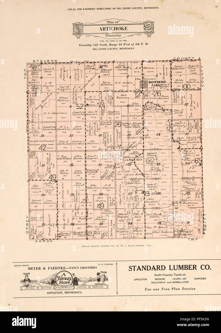 Atlas and farmers' directory of Big Stone County, Minnesota ...