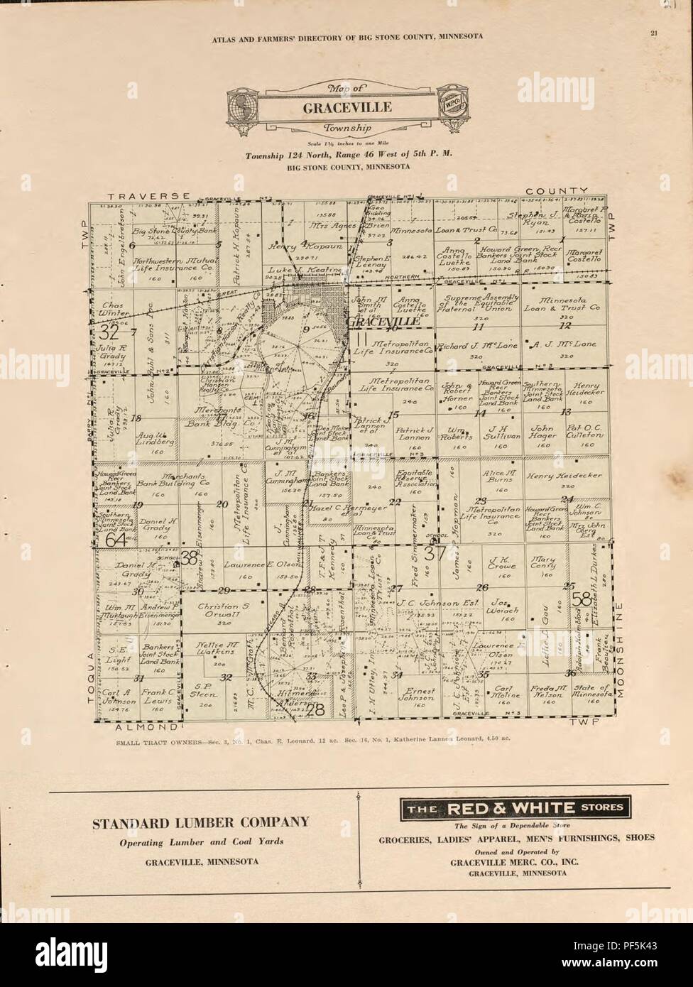 Atlas and farmers' directory of Big Stone County, Minnesota ...