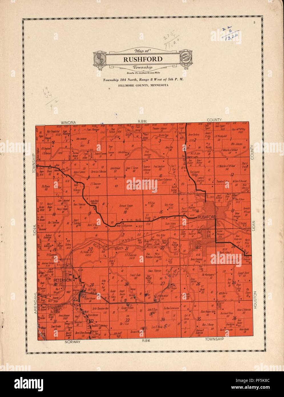 Atlas and farmers' directory of Fillmore County, Minnesota - containing ...