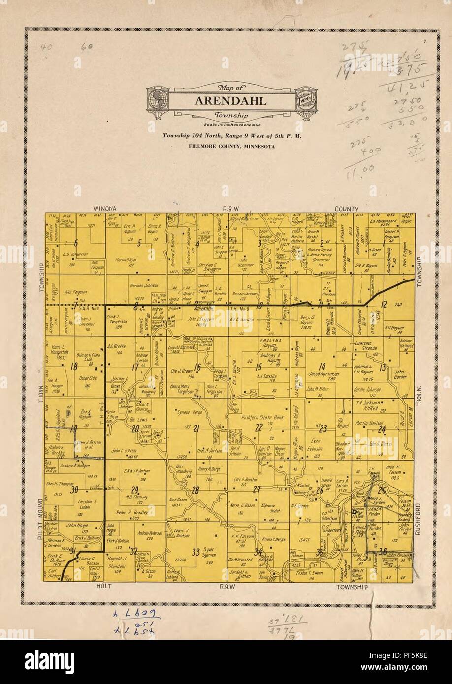 Atlas and farmers' directory of Fillmore County, Minnesota - containing ...