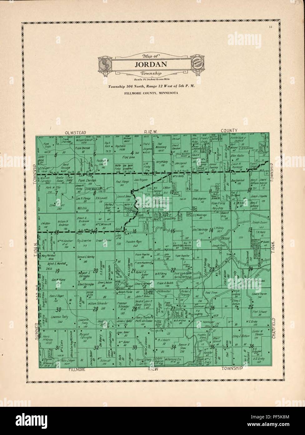 Atlas and farmers' directory of Fillmore County, Minnesota - containing ...