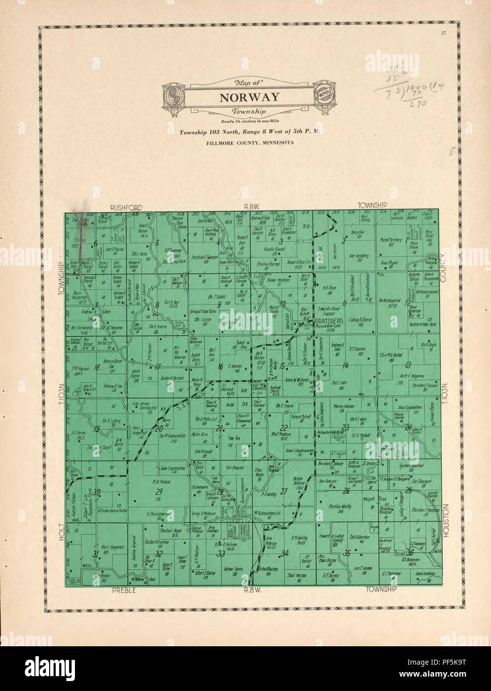 Atlas and farmers' directory of Fillmore County, Minnesota - containing ...