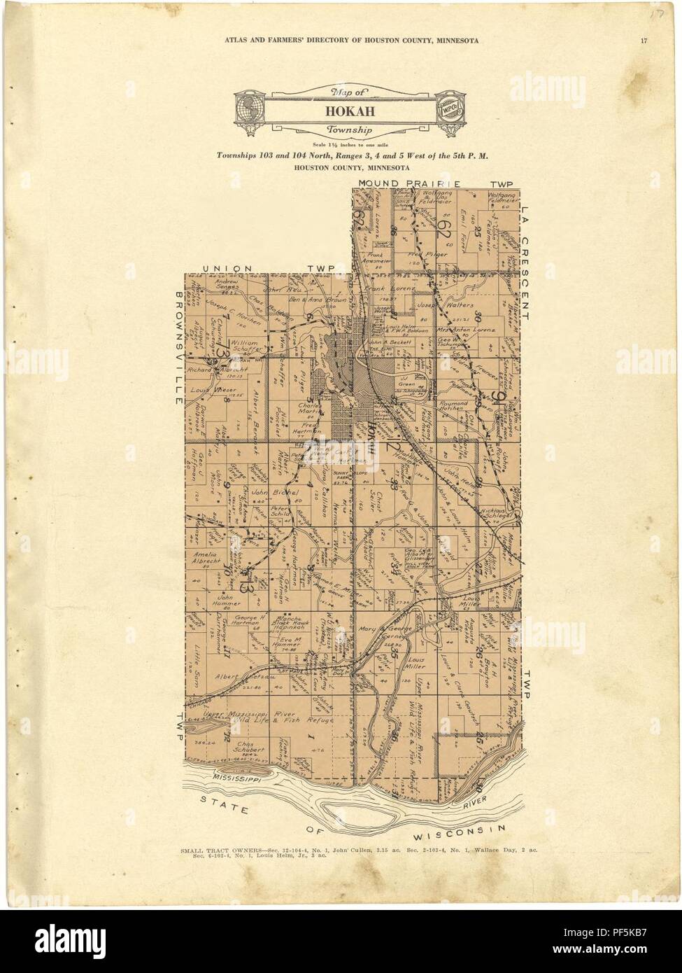 Atlas and farmers' directory of Houston County, Minnesota - containing ...