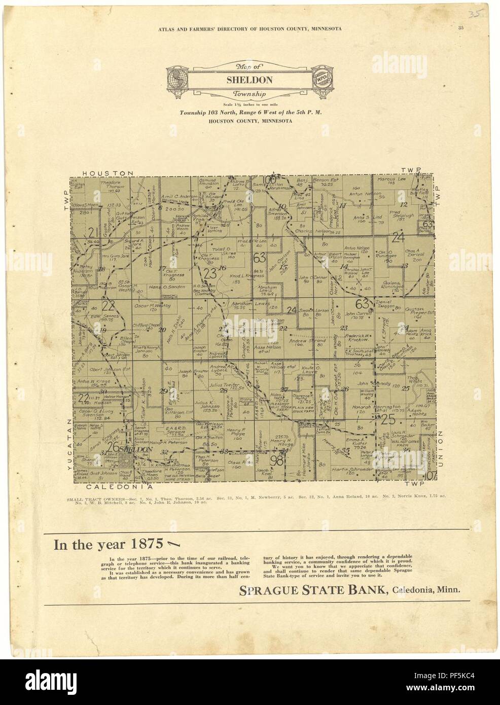 Atlas and farmers' directory of Houston County, Minnesota - containing ...