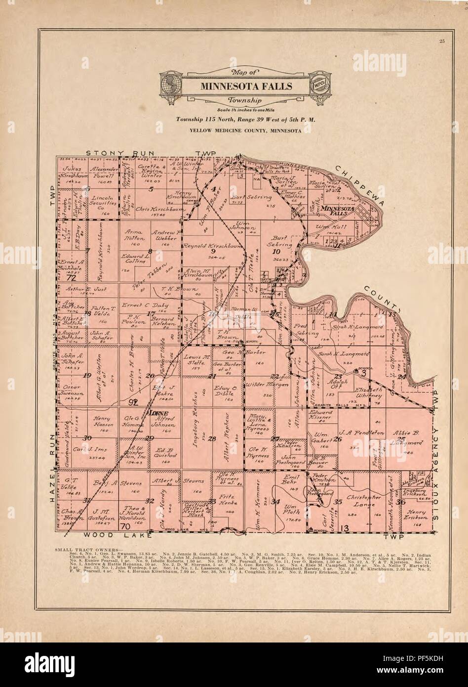 Atlas and farmers' directory of Yellow Medicine County, Minnesota ...