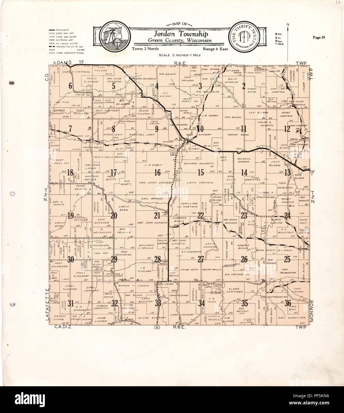 Atlas and plat book of Green County, Wisconsin - compiled from surveys ...