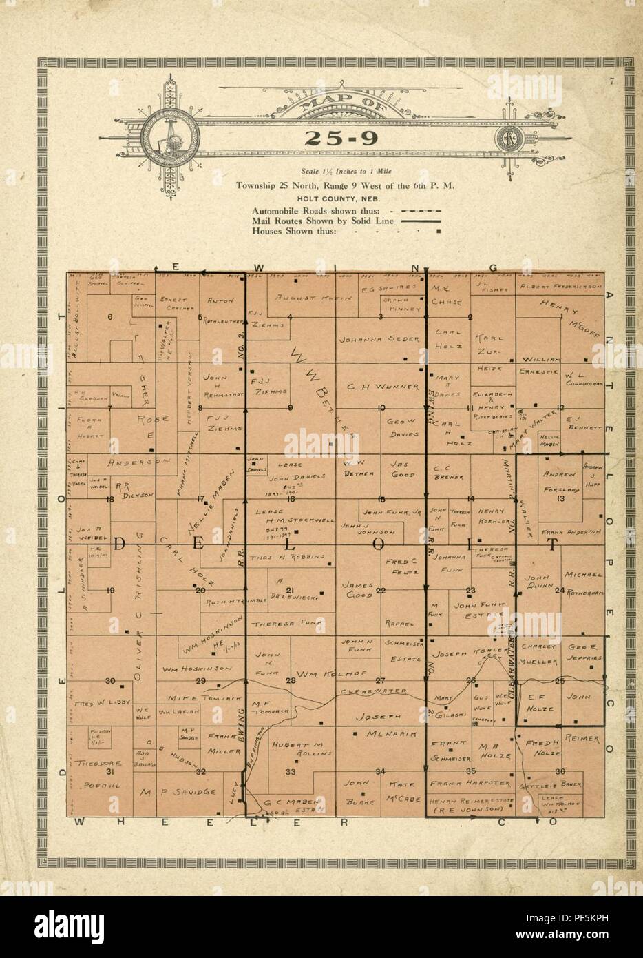 Atlas and plat book of Holt County, Nebraska - containing outline map ...