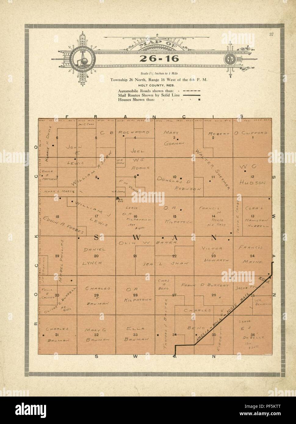 Atlas and plat book of Holt County, Nebraska - containing outline map ...