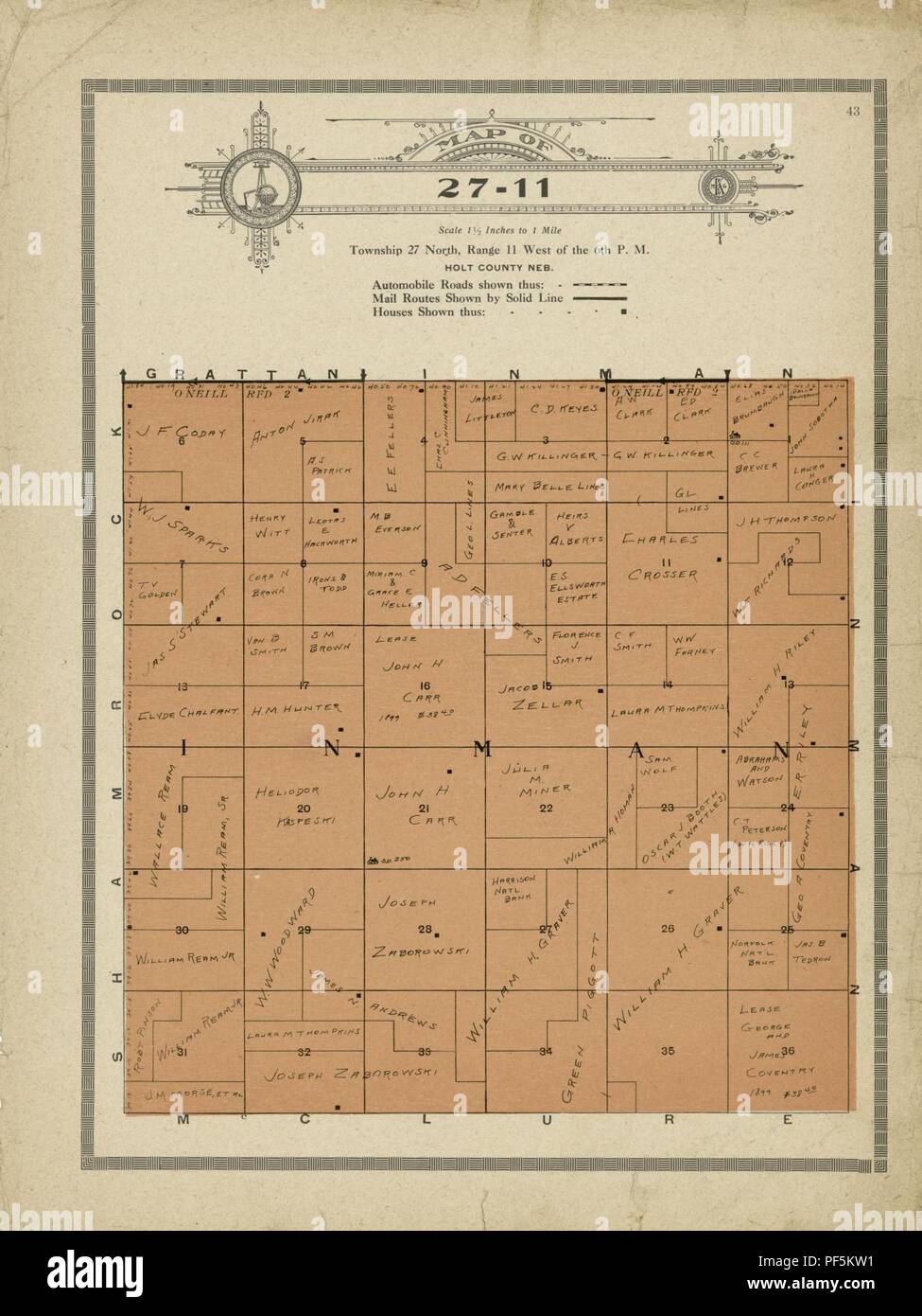 Atlas and plat book of Holt County, Nebraska - containing outline map ...