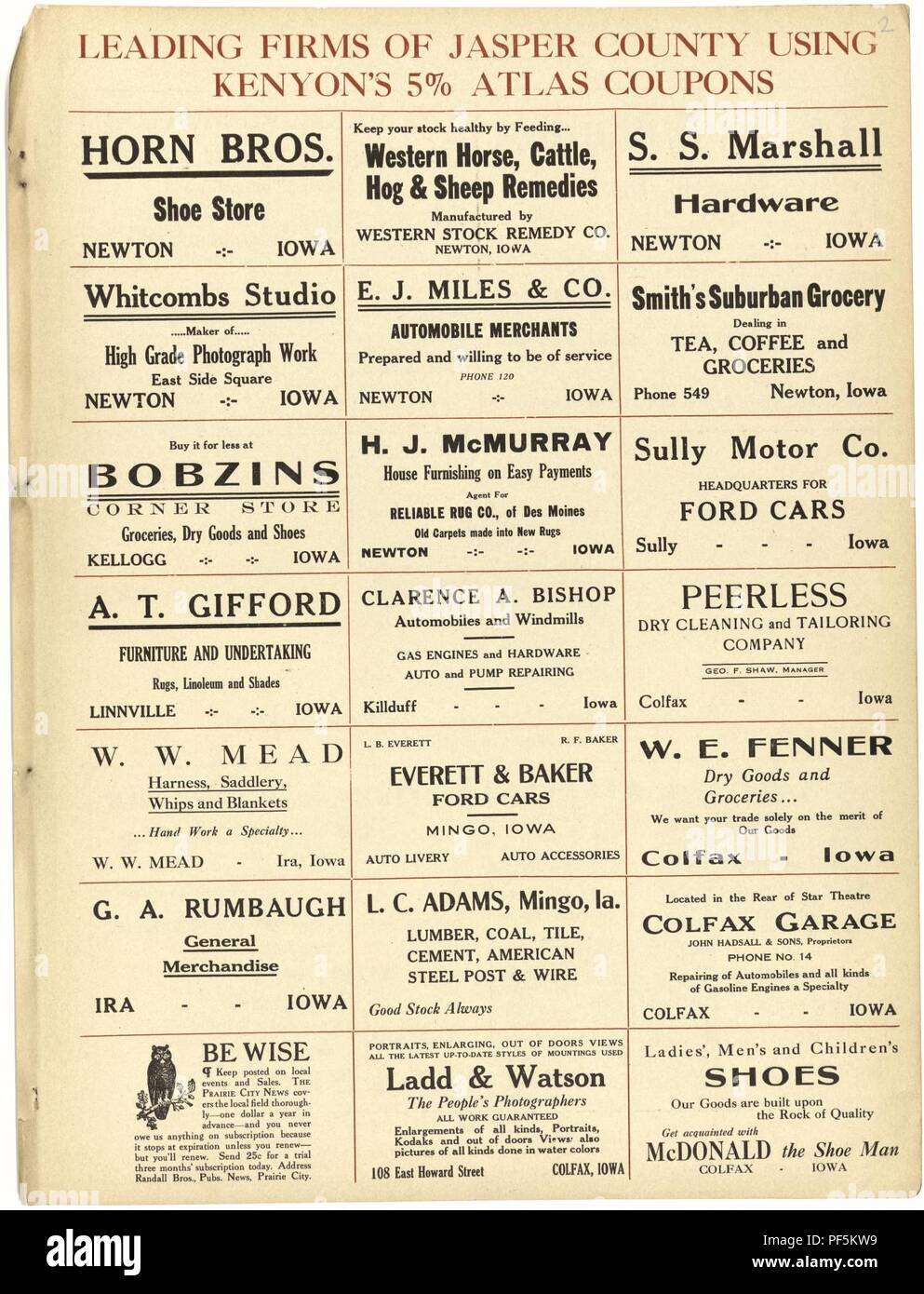 Atlas and plat book of Jasper County, Iowa - containing outline map of ...