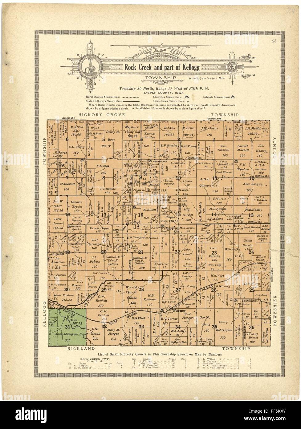 Atlas and plat book of Jasper County, Iowa - containing outline map of ...