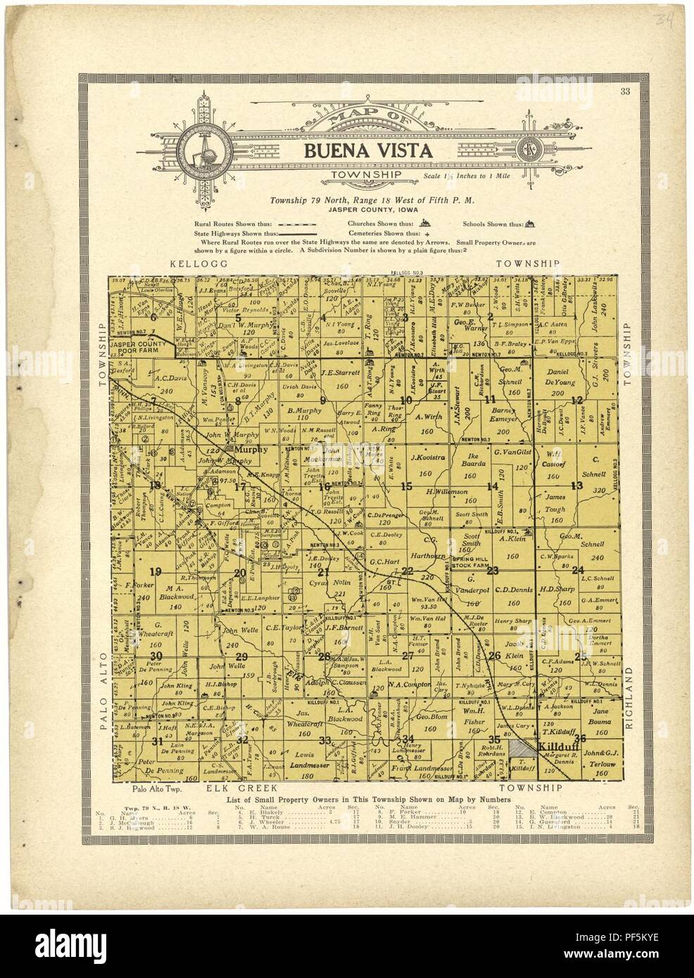Atlas and plat book of Jasper County, Iowa - containing outline map of ...