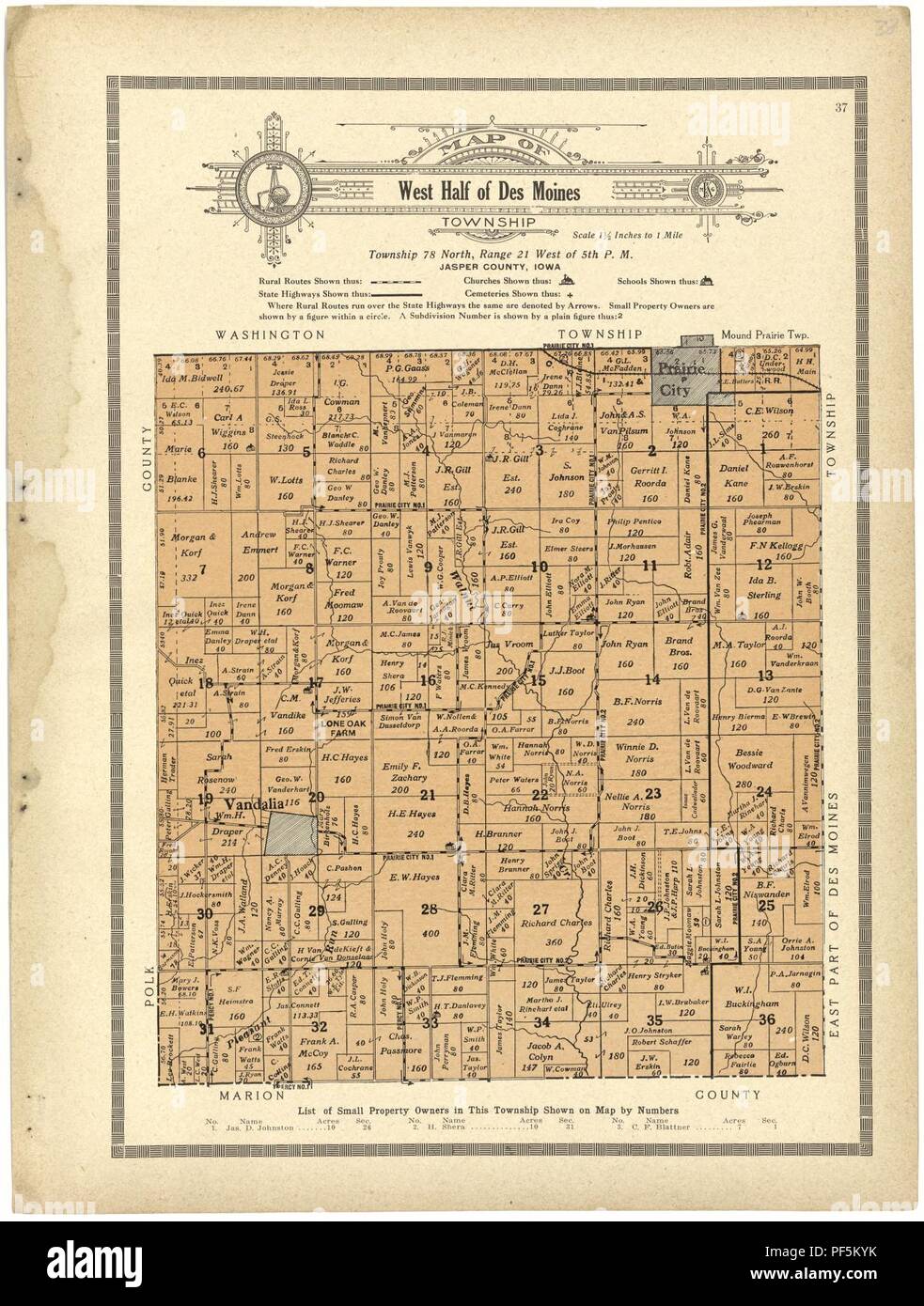 Atlas and plat book of Jasper County, Iowa - containing outline map of ...