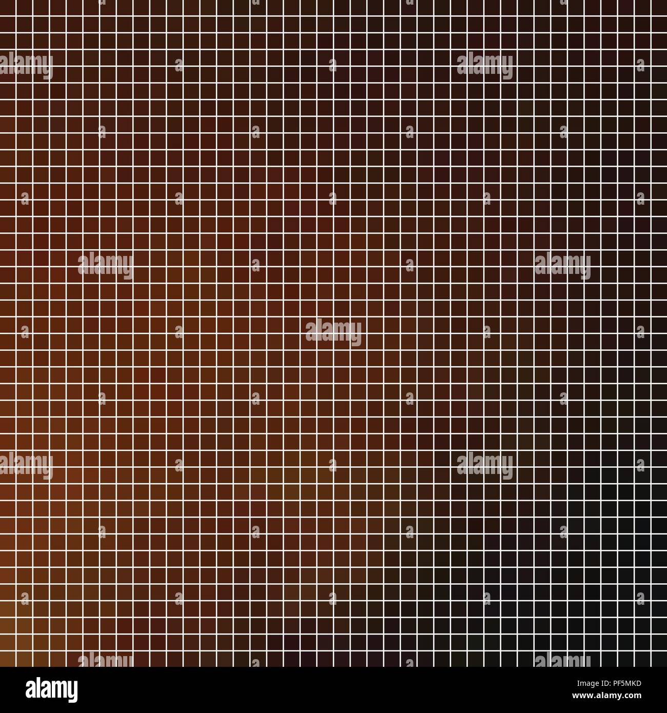 abstract vector square pixel mosaic background - brown Stock Vector ...