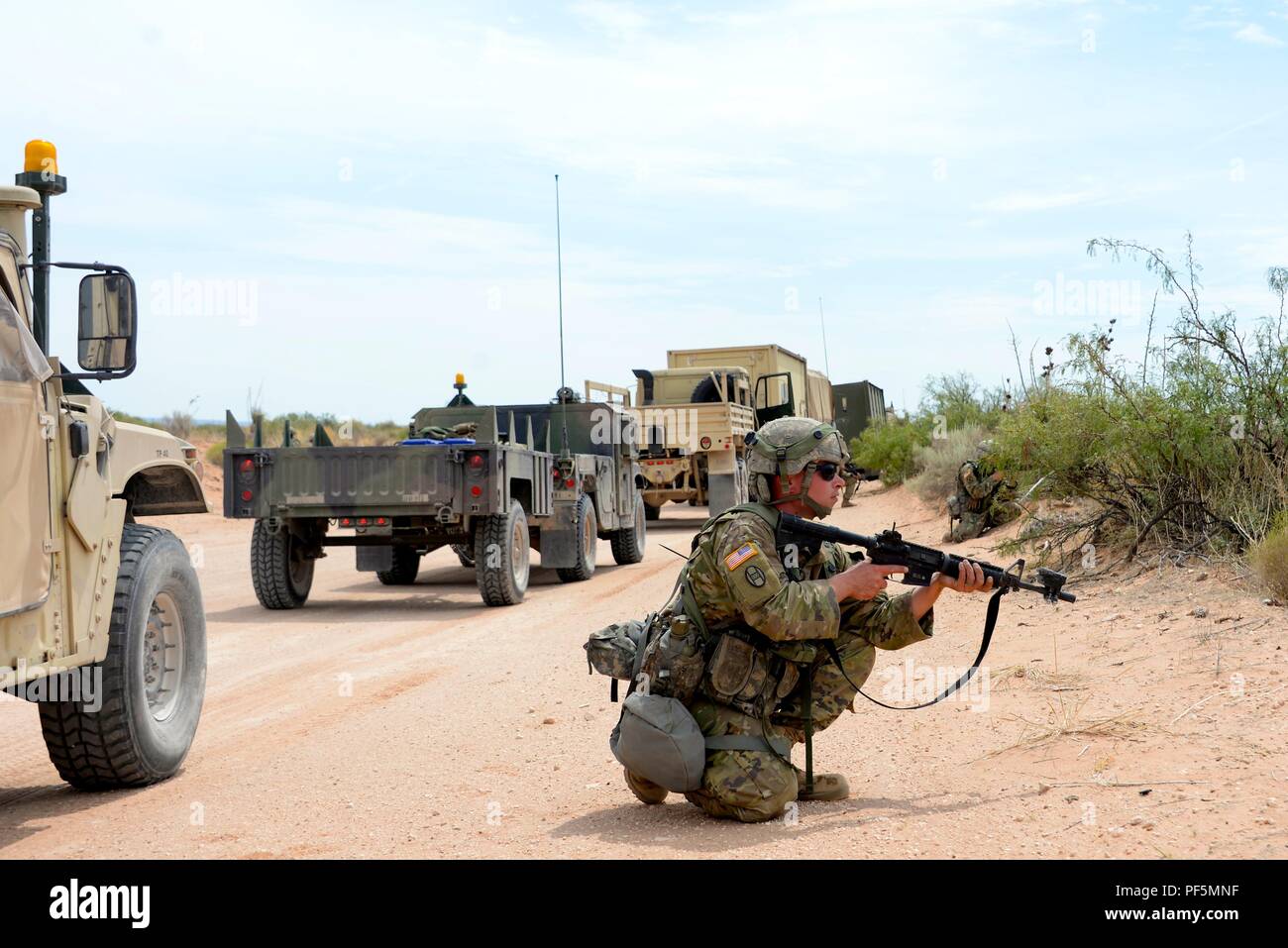 Fort Bliss, TX – Soldiers of the 30th Armored Brigade Combat Team’s ...