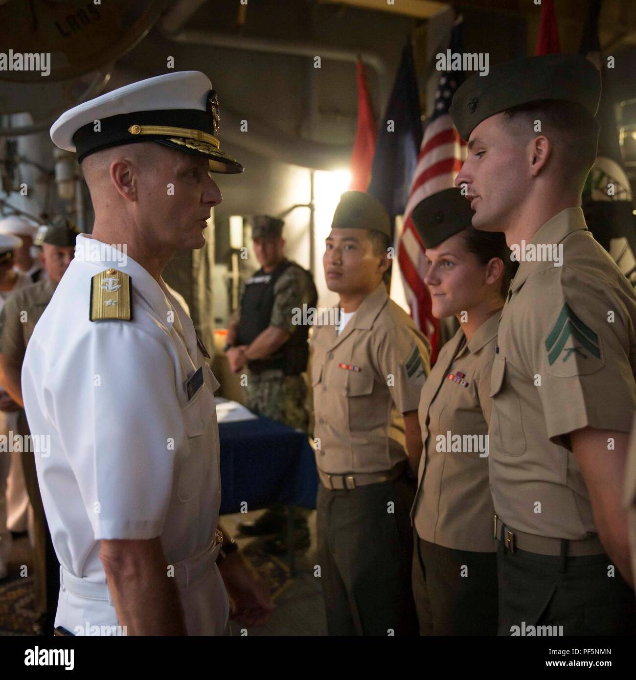 JAKARTA, INDONESIA (Aug. 11, 2018) - U.S. Navy Rear Adm. Joey Tynch ...