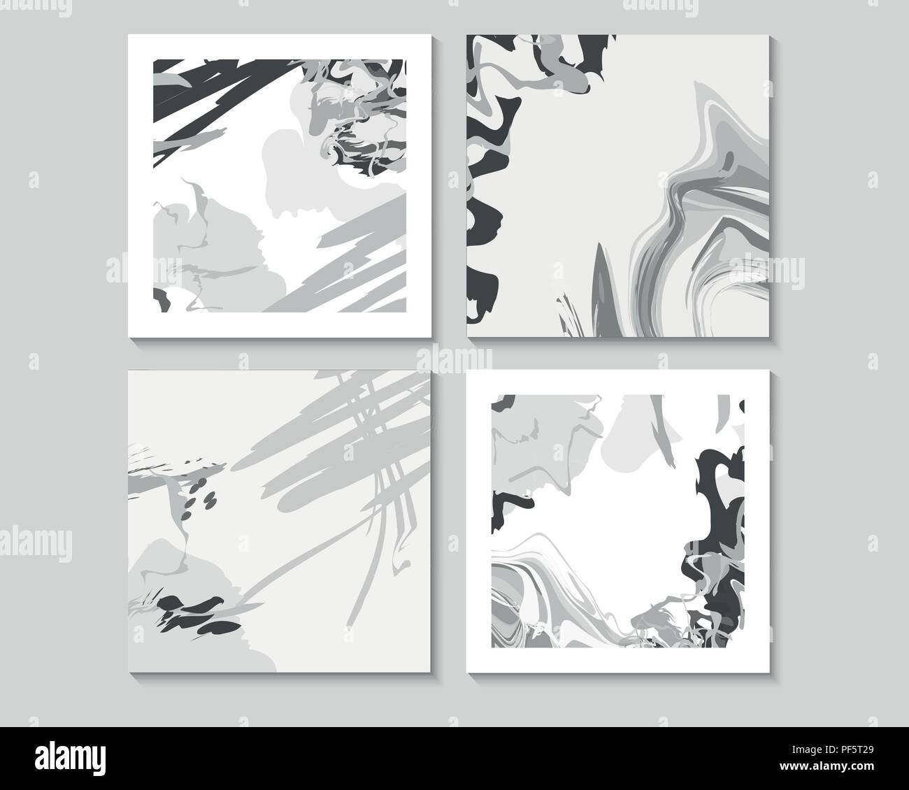 Autumn square template background Stock Vector Images - Alamy