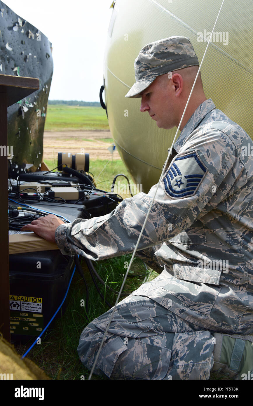 Master Sgt. Matt Throne, Radio Frequency transmissions, 271st Combat ...