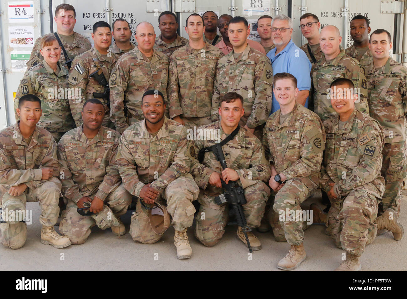 U.S. Army Brig. Gen. Nikki Griffin Olive (left), commanding general of ...