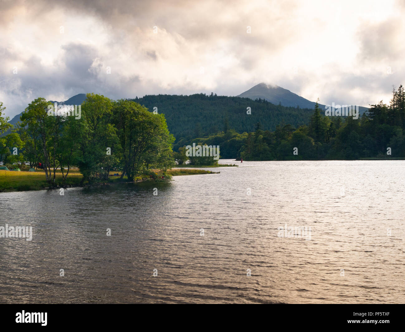 Shore of Loch Oich, Scotland, UK Stock Photo - Alamy
