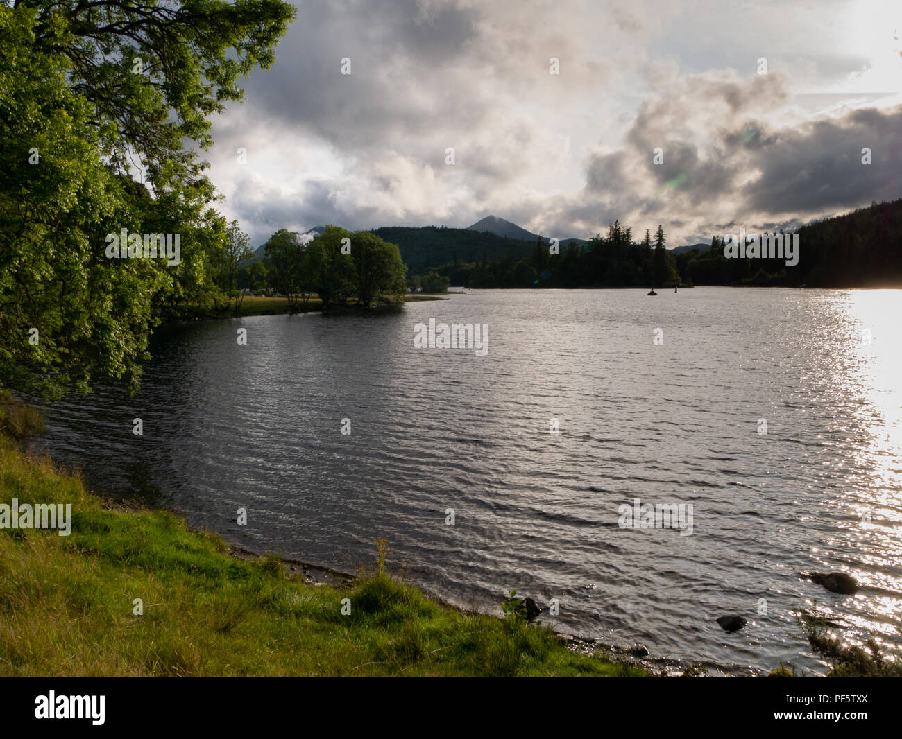 Shore of Loch Oich, Scotland, UK Stock Photo - Alamy
