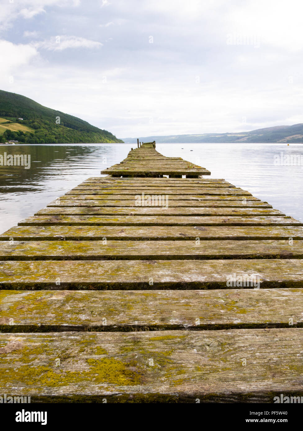 Derelict pier, Loch Ness, Scotland UK Stock Photo - Alamy