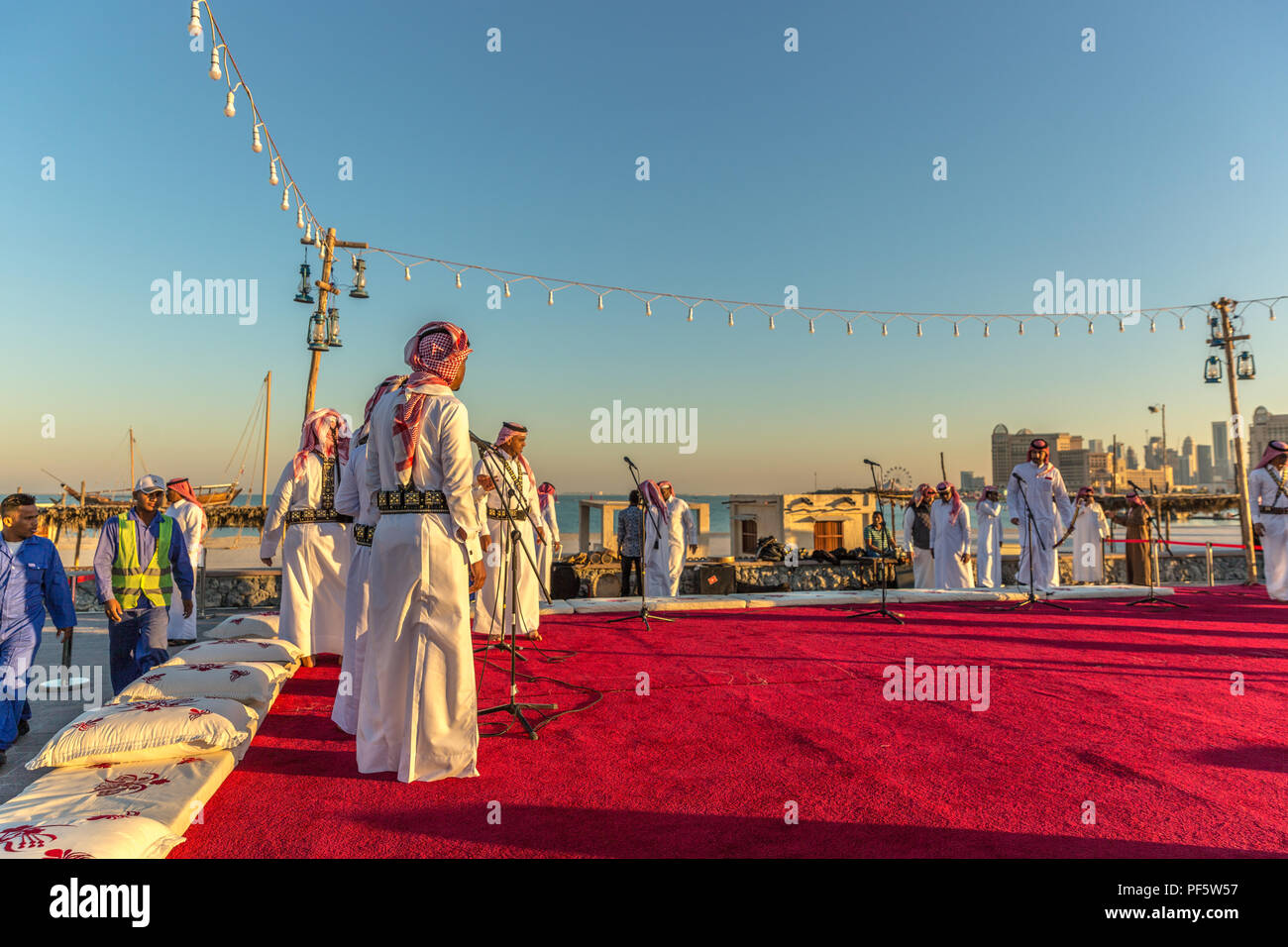 Qatar Doha Local People In Stock Photos & Qatar Doha Local People In ...