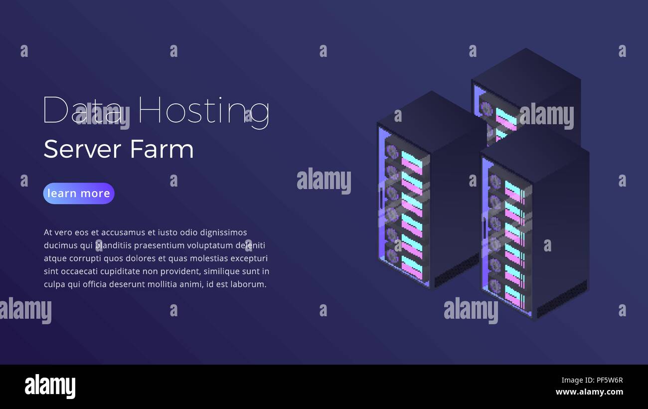 Server farm Stock Vector Images - Alamy