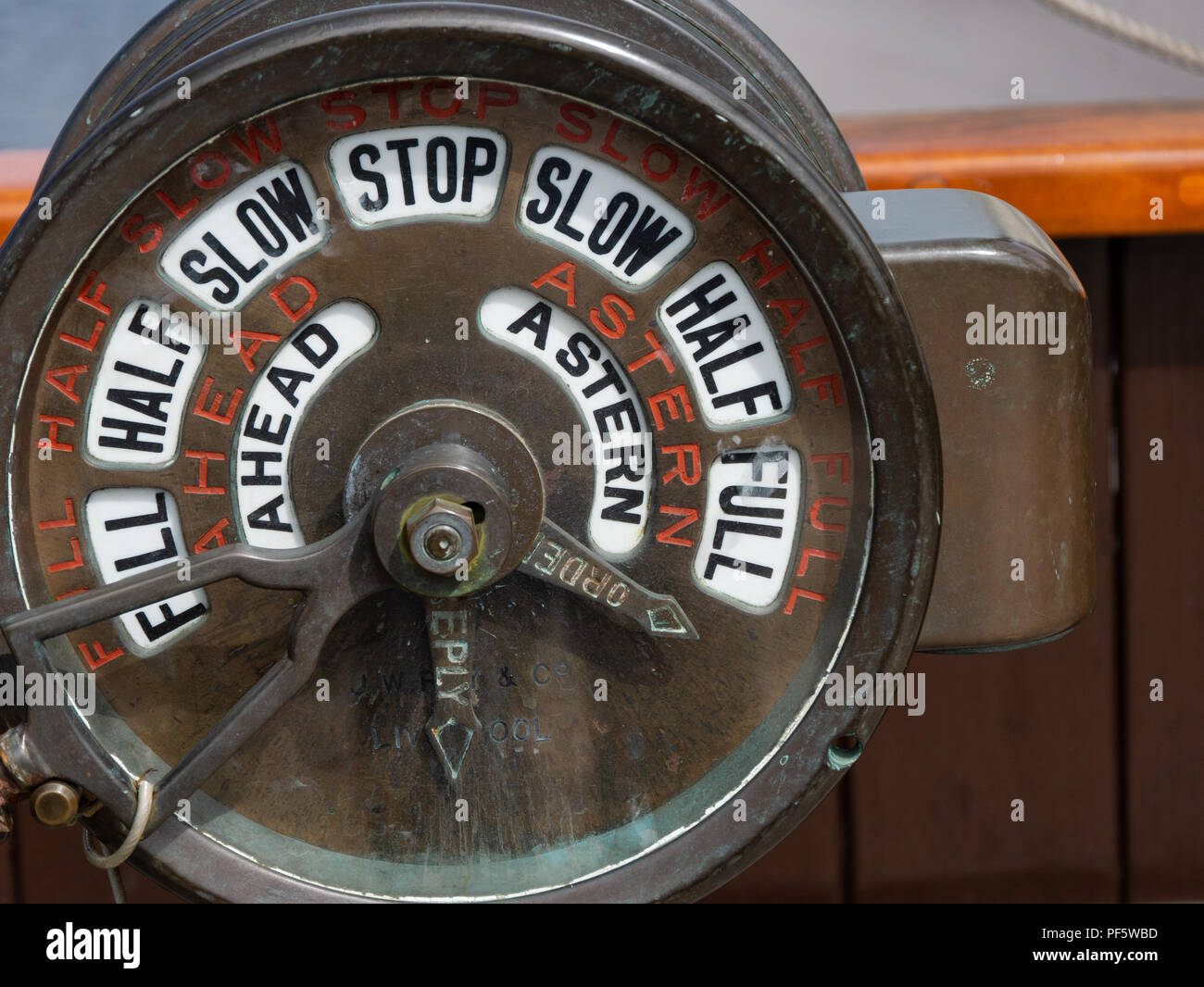 Speed control, RRS Discovery, Captain Scott's Antarctic ship, Discovery ...