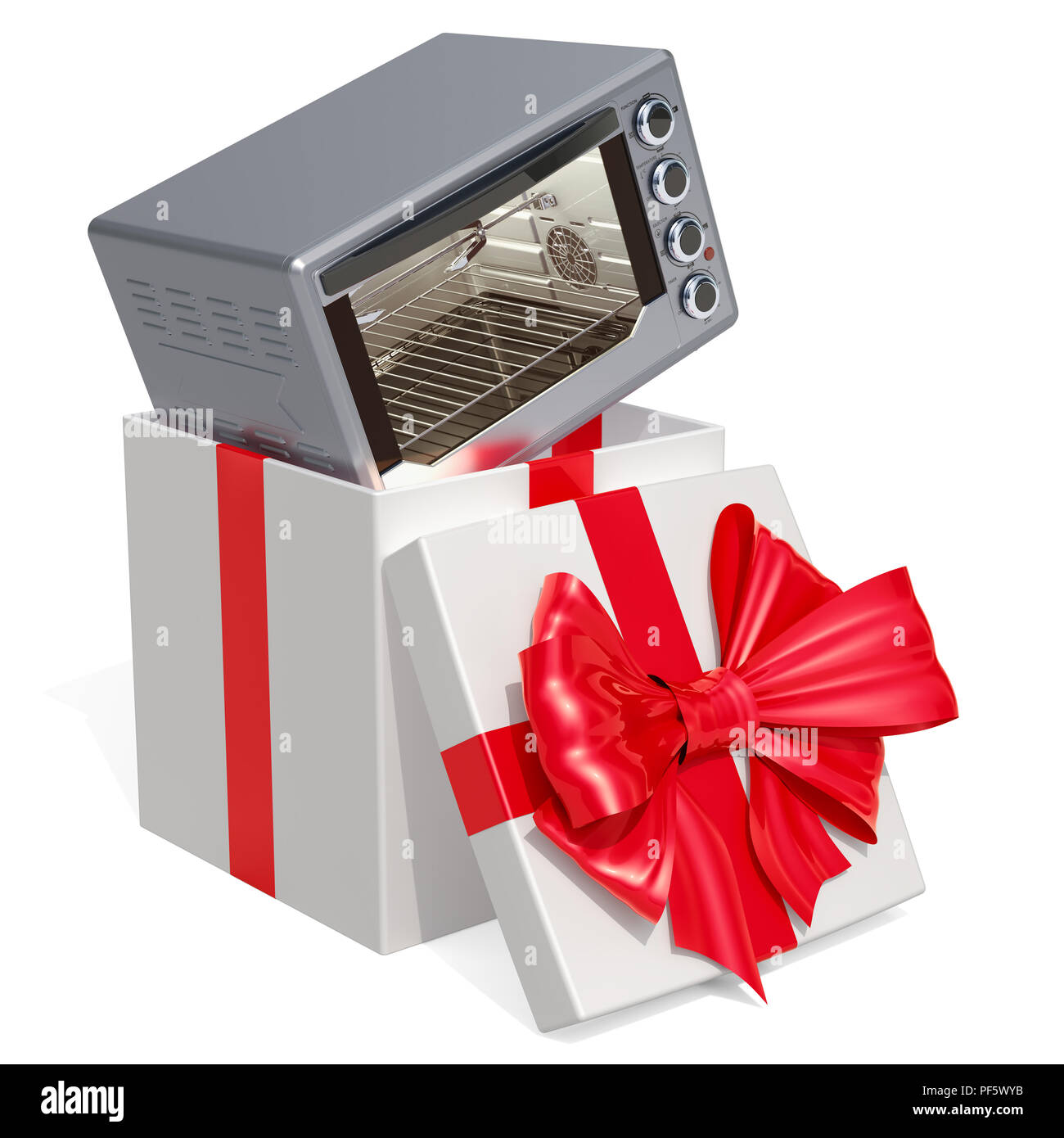 Convection Toaster Oven with Rotisserie and Grill inside gift box, gift ...