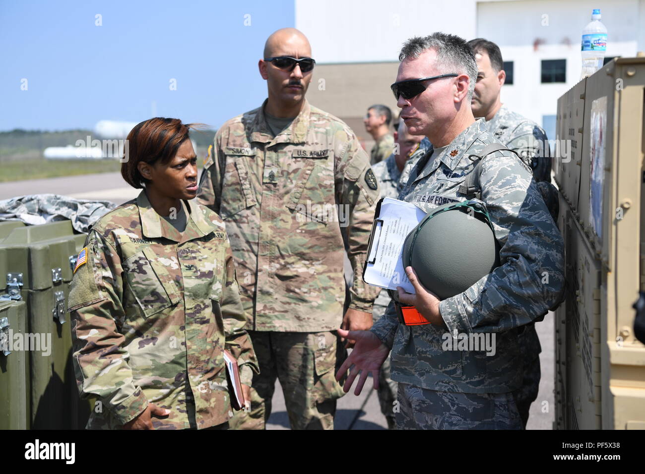 U.S. Army Col. Angela Garner, Exercise Deputy Director for Global ...