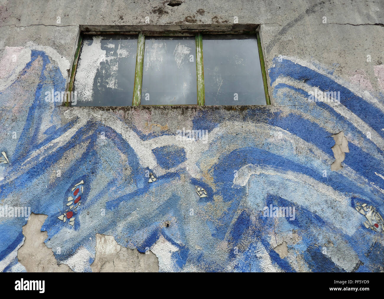 Old chemical factory from the Communist era, Kotor, Montenegro Stock ...