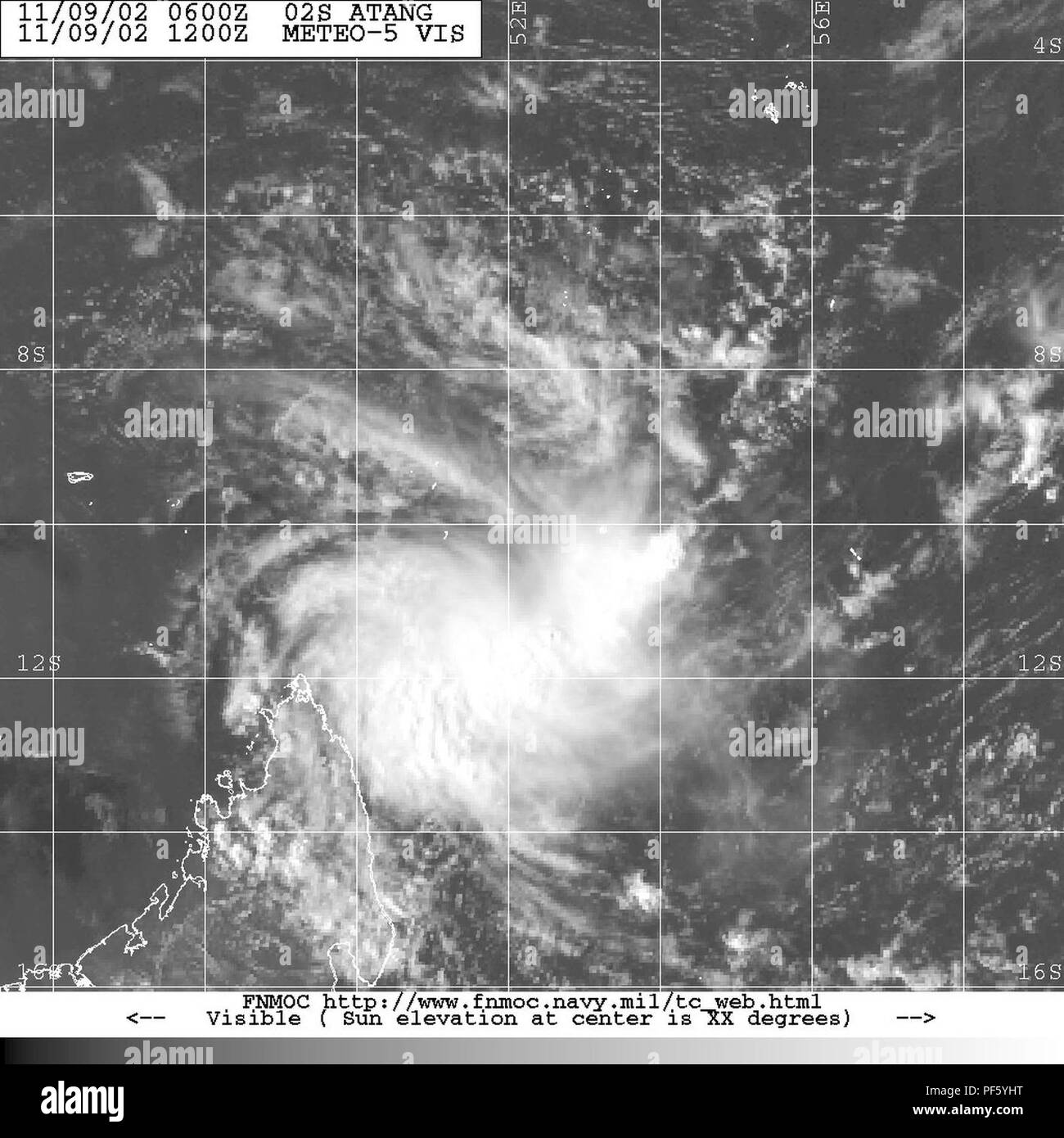 Atang 09 nov 2002 1200Z Stock Photo - Alamy