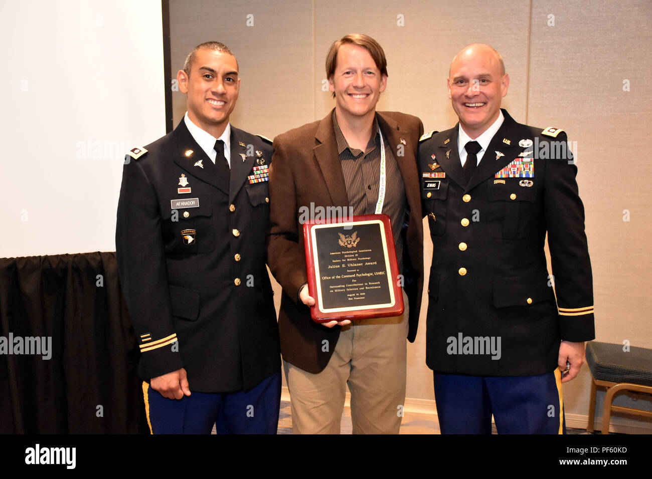 Present and Past USAREC Command Psychologists, Lt. Col. Joseph H ...