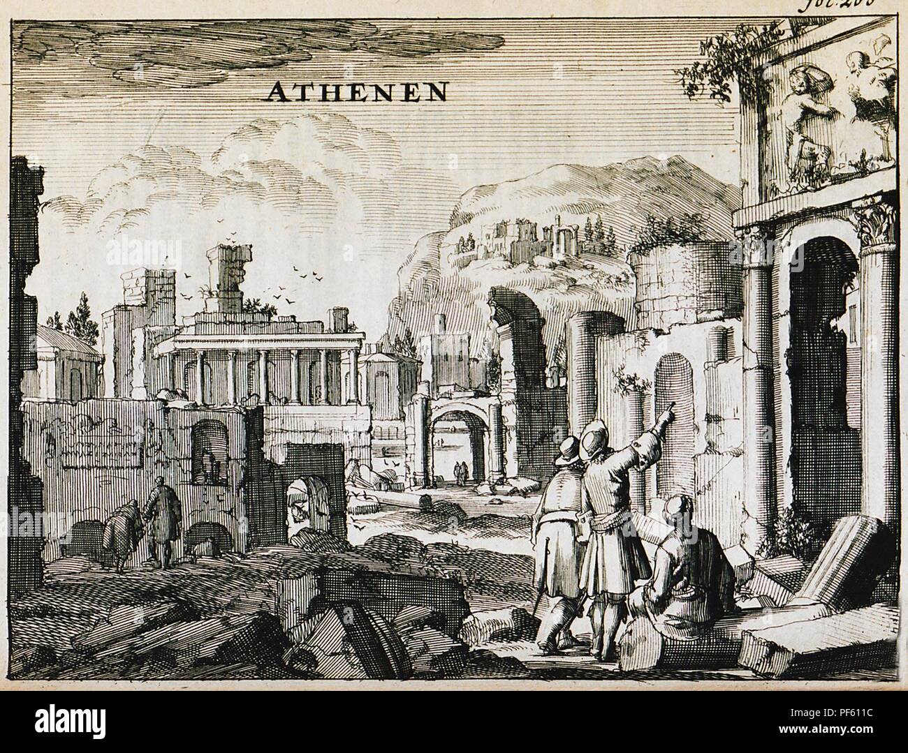 Athenen - Spon Jacob - 1689 Stock Photo - Alamy
