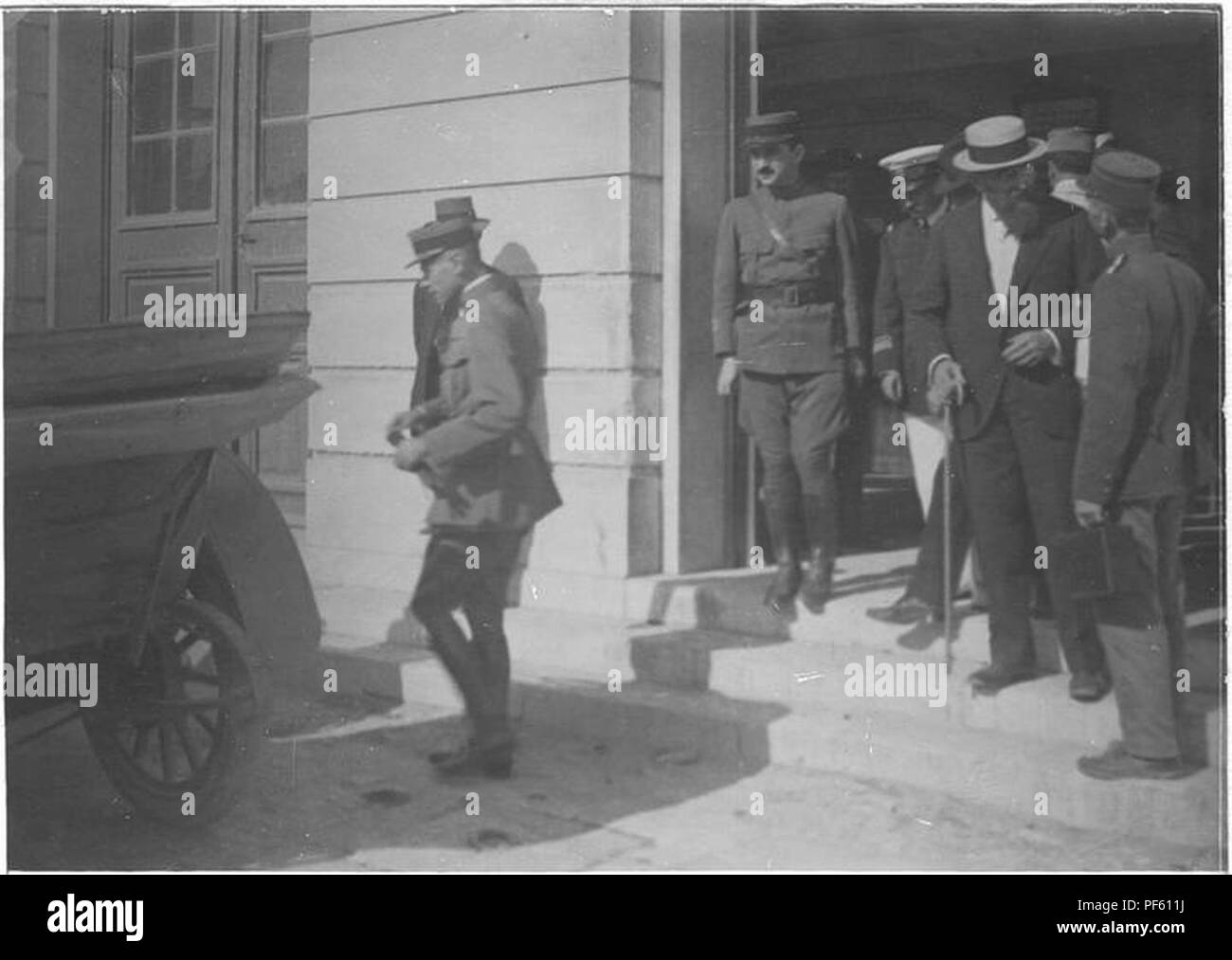 Athènes 31 août 1917 Arrivée de monsieur Justin Godart Le commandant ...