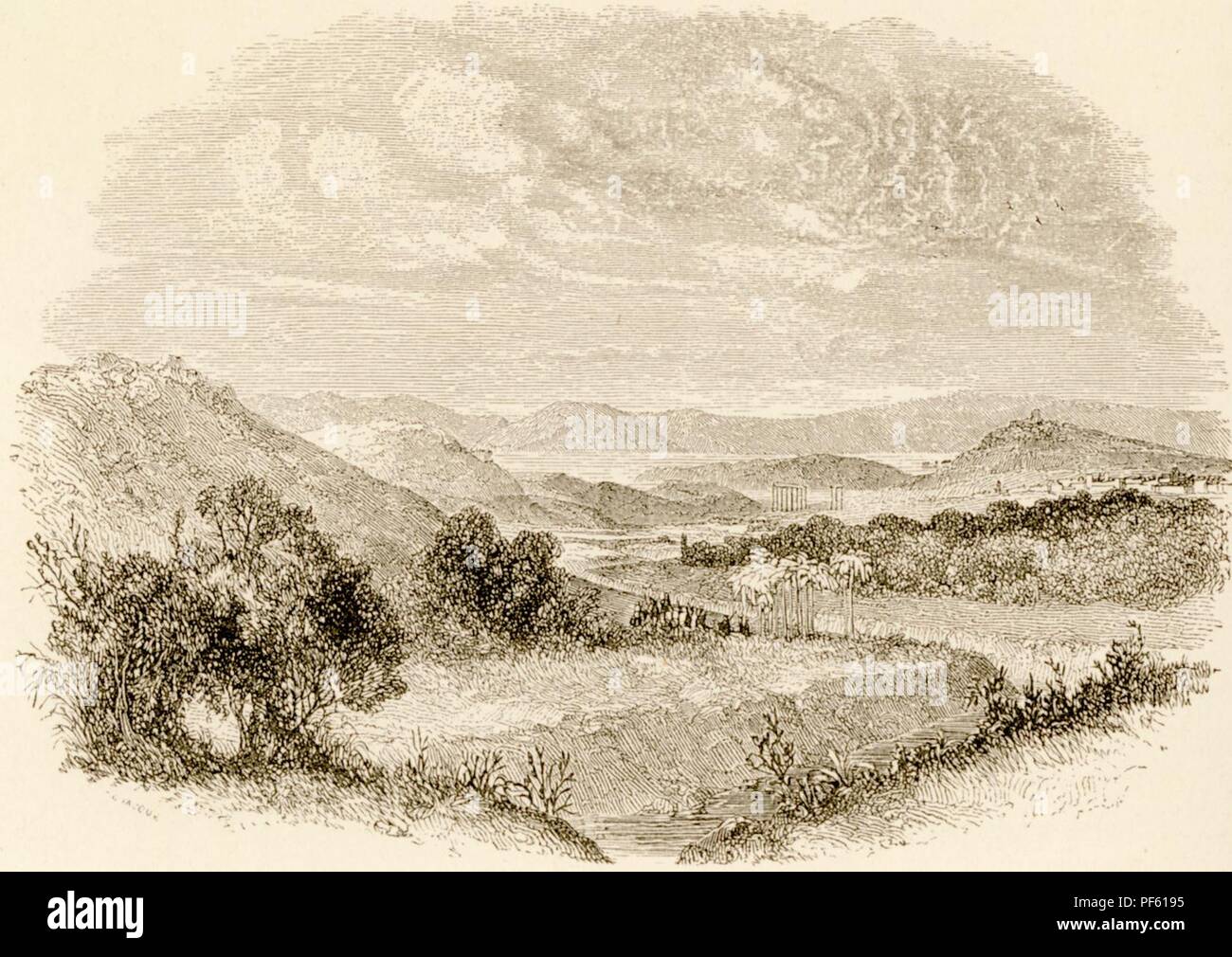 Athens, from the Valley of the Ilissus - Wordsworth Christopher - 1882 ...